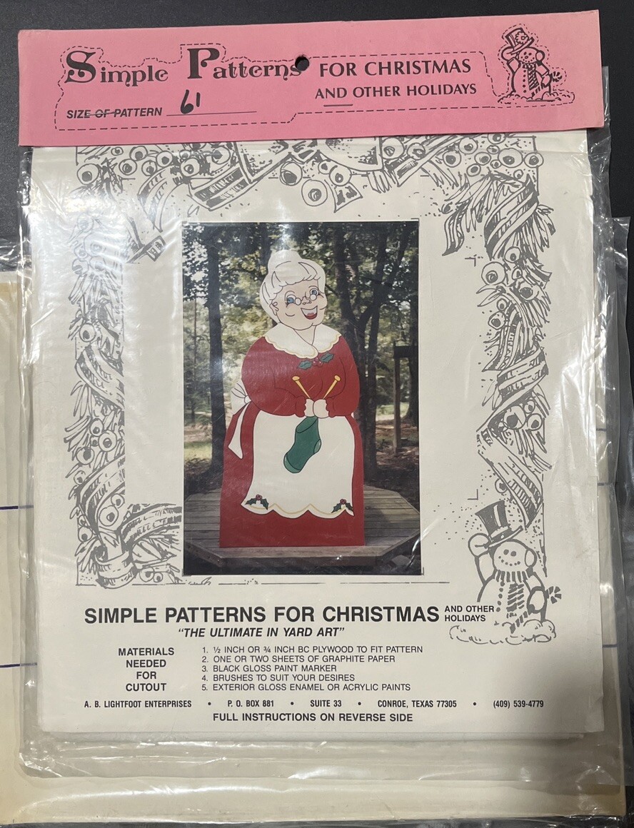 Plywood Yard Art Patterns