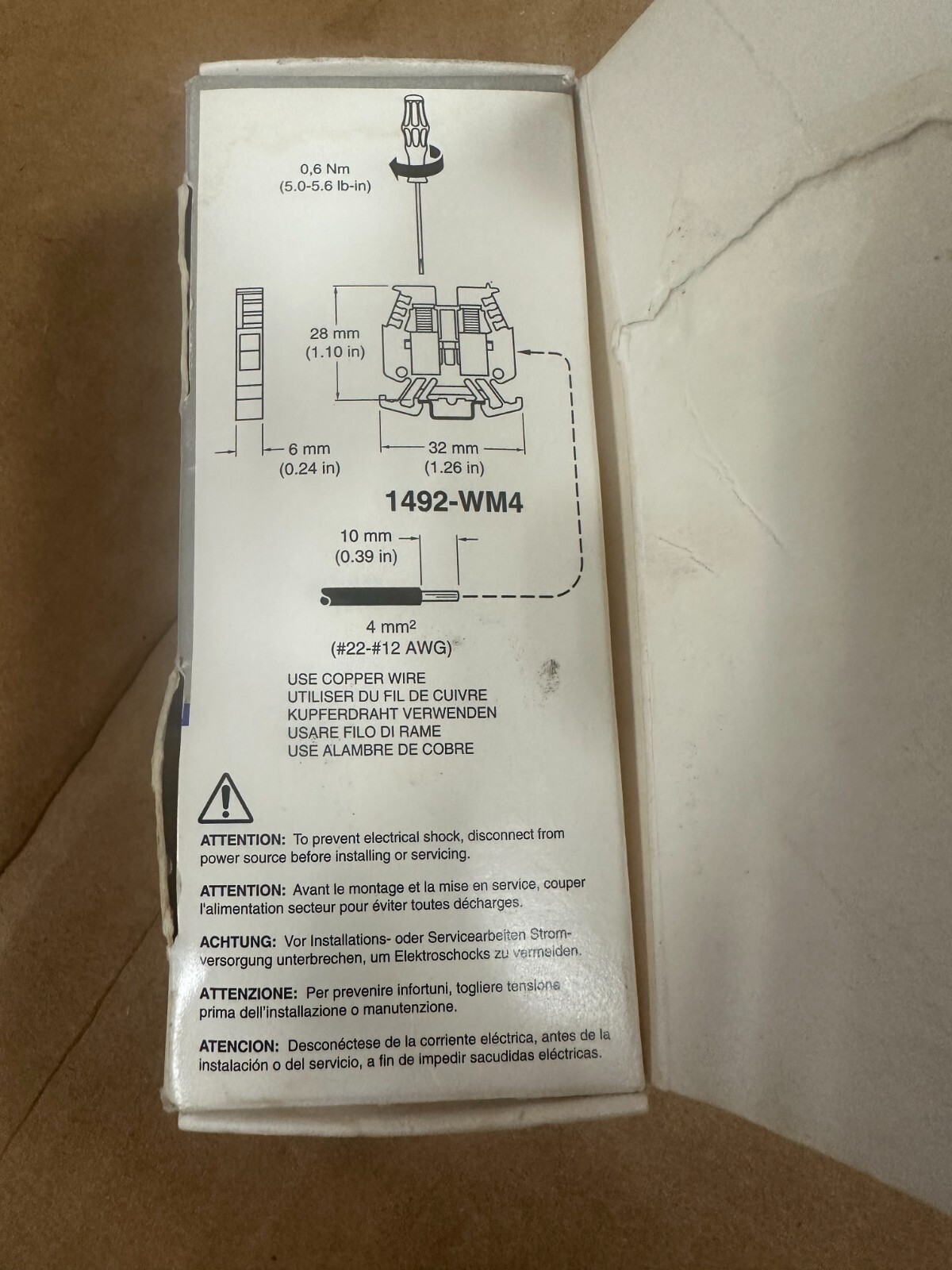 Allen Bradley 1492-WM4 Terminal Blocks Gray (Lot of 50) | eBay