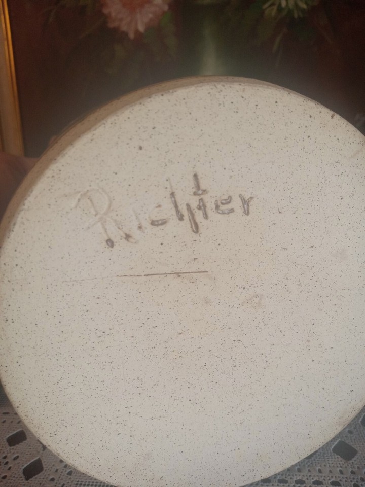 Vintage Richter Studio Art Pottery Vase 8³/⁴" Tall Signed | eBay