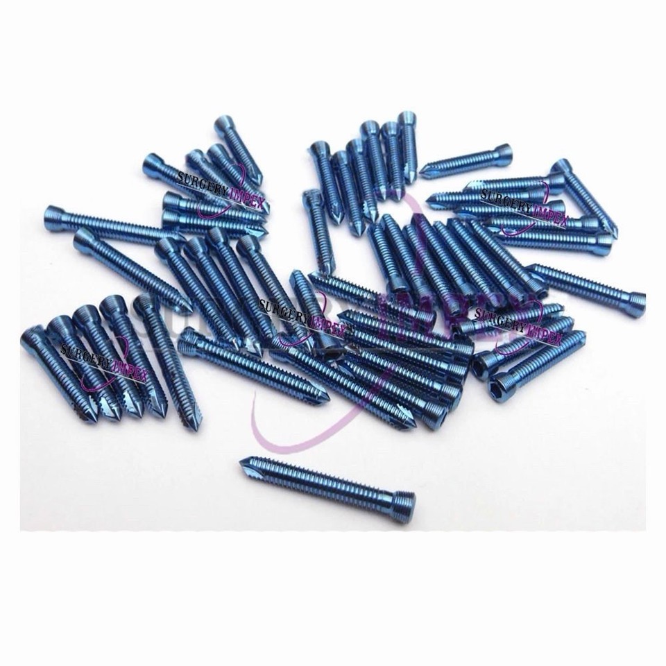 2.0mm and 2.4mm Safety Locking Screws Titanium Screws (120 pcs) | eBay UK