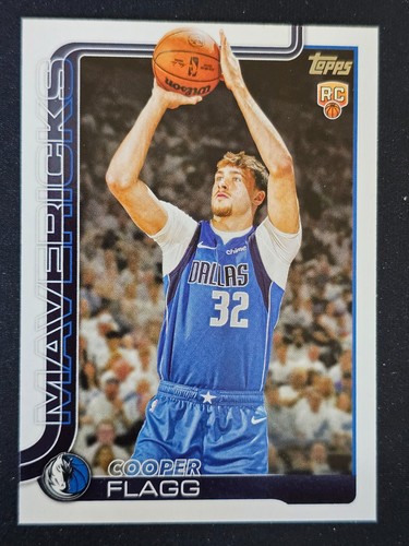 2025-26 Topps Basketball Flagship Cooper Flagg RC QTY Dallas Mavericks ...