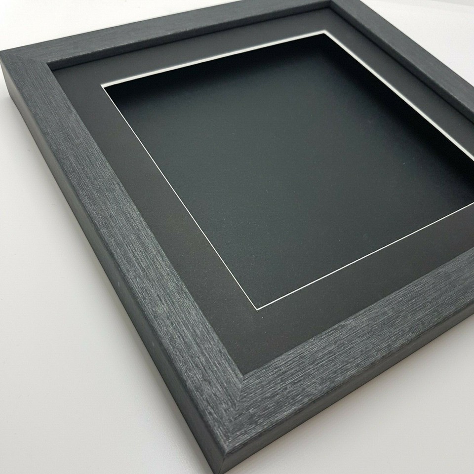 3D Deep Box Frame SQUARE Picture Photo Craft Art Music Medal Hobby CD ...