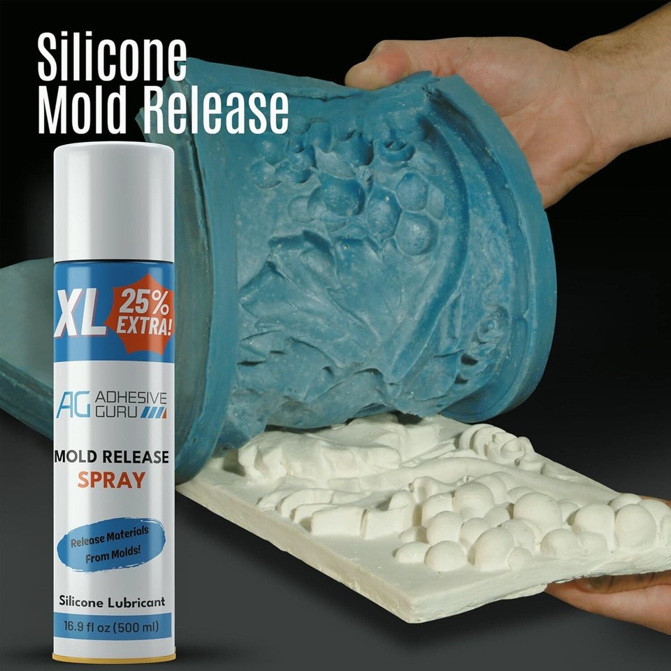 Silicone Mold Release Aerosol Spray (16.9 fl oz) Lubricant Agent for ...