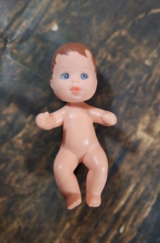 Mattel Barbie Doll BABY CRISSY Chrissy BROWN HAIR 1973 Blue Eyes Baby ...