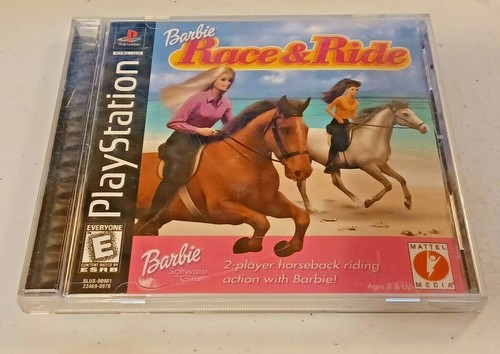 Barbie Race And Ride For PlayStation 1 PS1 CASE MANAUL ONLY NO DISC | eBay