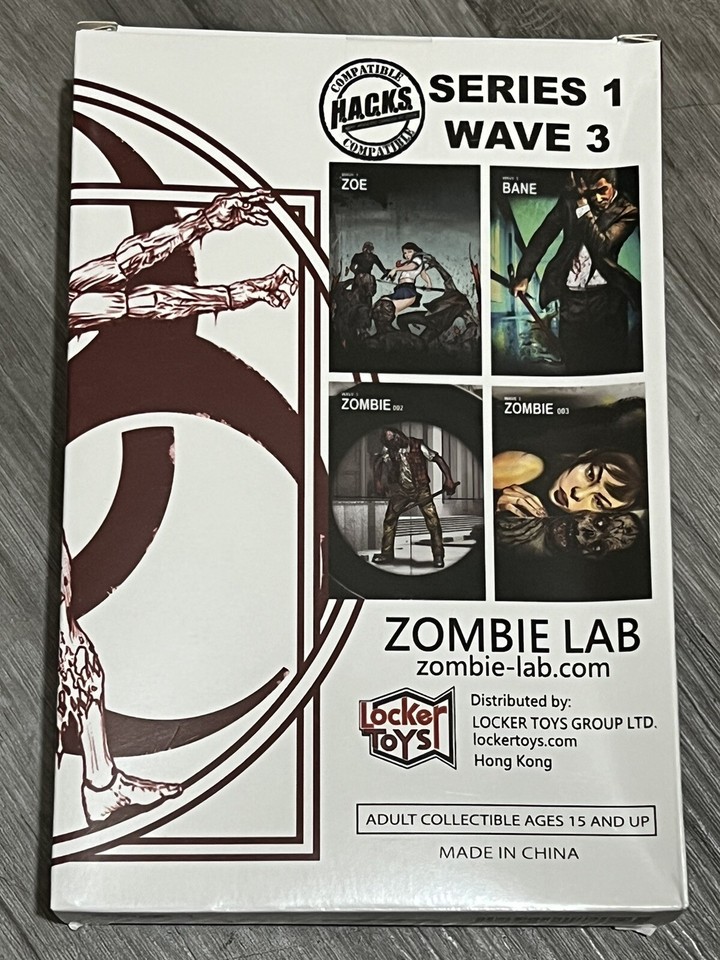 Locker Toys Zombie Lab - Zombie 003 1/18 Scale Action Figure | eBay