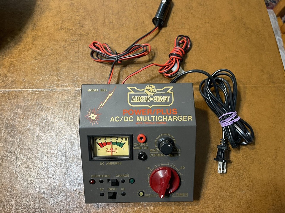 Rare Aristo-Craft AC/DC MultiCharger Power/Plus Model 803 115VAC ...