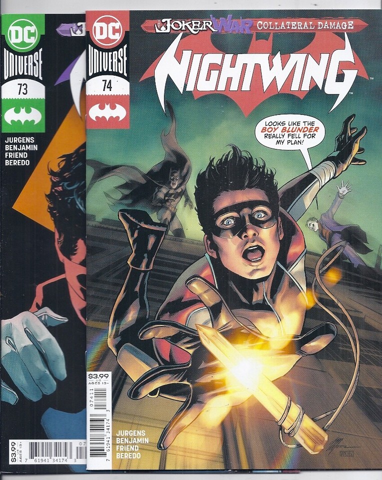 2020 DC COMICS NIGHTWING #73 AND #74 FIRST PRINTINGS JOKER WAR ...