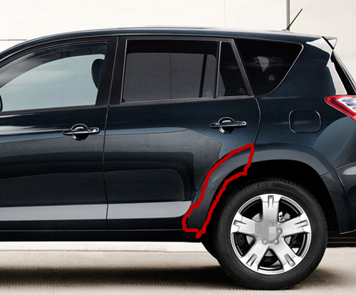 For Toyota RAV4 2009-2012 Rear Left Wheel Eyebrow Arches Fender Flares ...