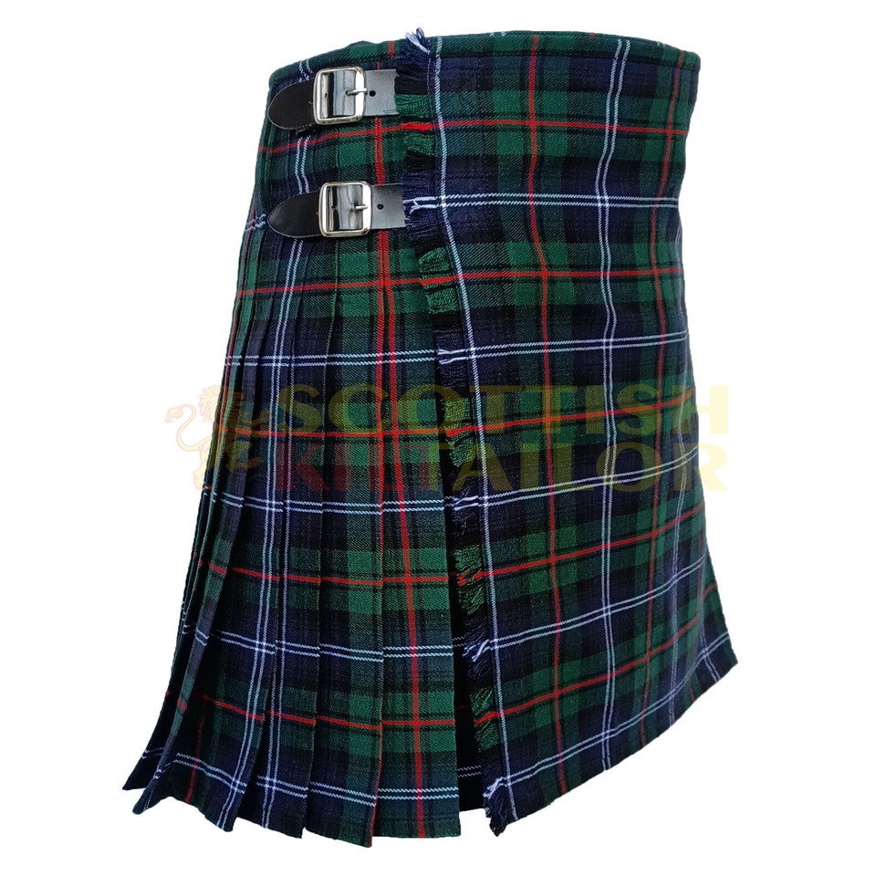 Scottish Handmade Traditional Urquhart Modern Tartan Kilt & Custom Size ...