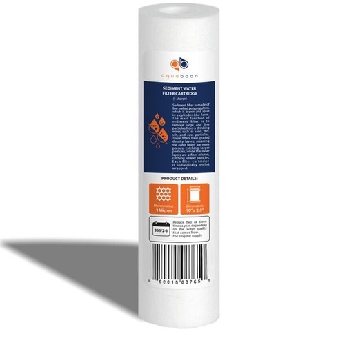 Sediment Water Filter Cartridge 5 Micron 10" x 2.5" for any RO unit by ...