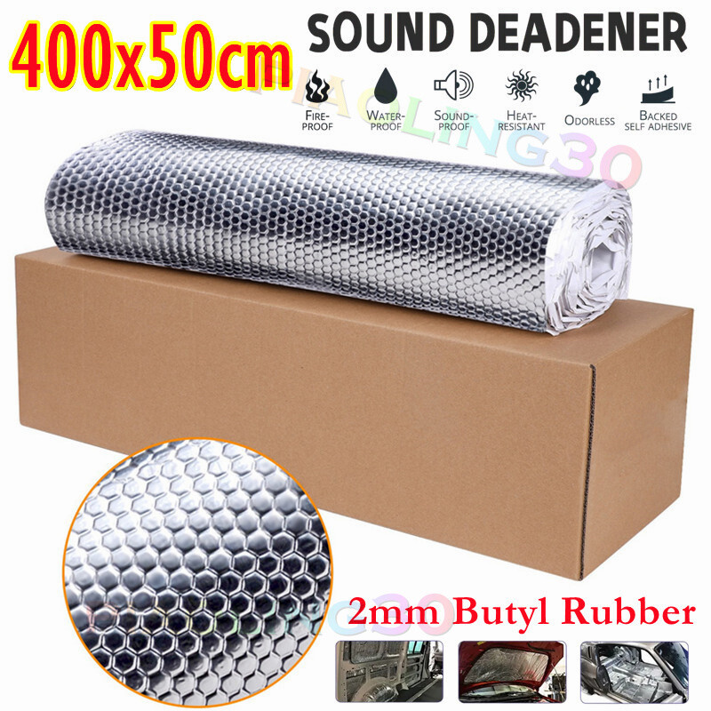 Sound Deadening Proofing Mat 21sqft 4M Roll Butyl Car Van Vibration ...
