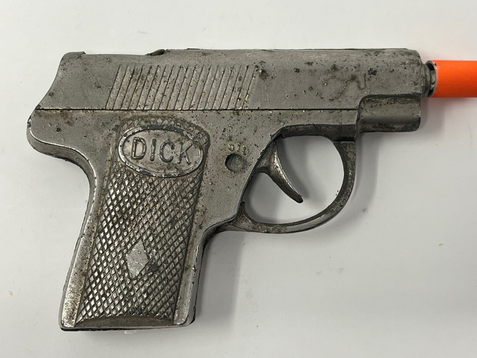 Rare 1961 Mattel Dick Tracy Snub Nose Gun and Holster, Filler Hubble DT ...