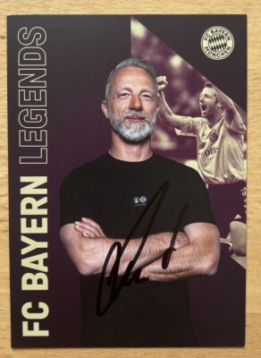 Thomas Linke FC Bayern München 2023-24 Autogrammkarte original signiert ...