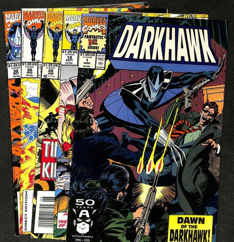 Lot of 5 Darkhawk Comic Books (Marvel, 1991) Includes first issue | eBay