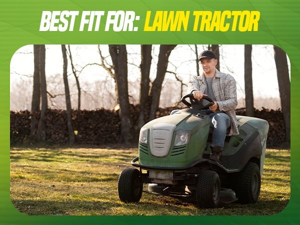 2 - 20X10.00-10 4 Ply Tractor Turf Saver Lawn Mower Tires PAIR 20x10x10 ...