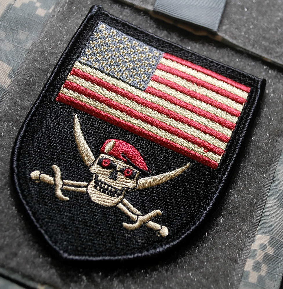 JSOC SEAL SPECIAL WARFARE ODA JTF OPERATOR vêlkrö PATCH: US FLAG RED ...