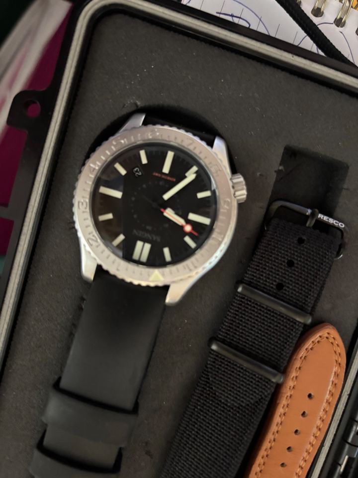 RARE Sangin Instruments KINETIC II K2 MATTE silver, box 4 extra bands ...