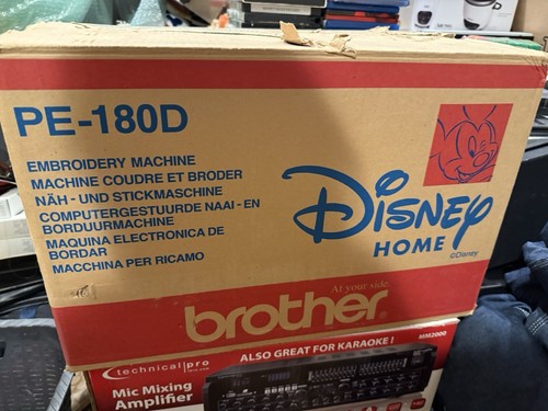 Brother Disney Embroidery Machine PE-180D New Open Box | eBay