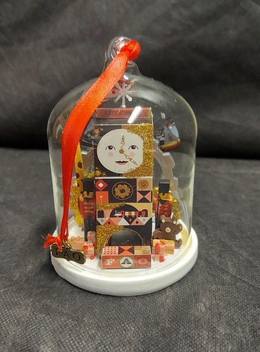 FAO Schwarz Clock Tower Ornament Return to Wonder Glass Cloche | eBay