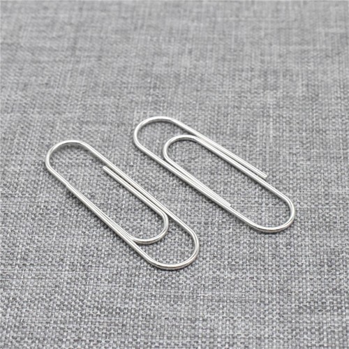 6pcs of 925 Sterling Silver Paper Clips w/ Rhodium Plated for Journal ...