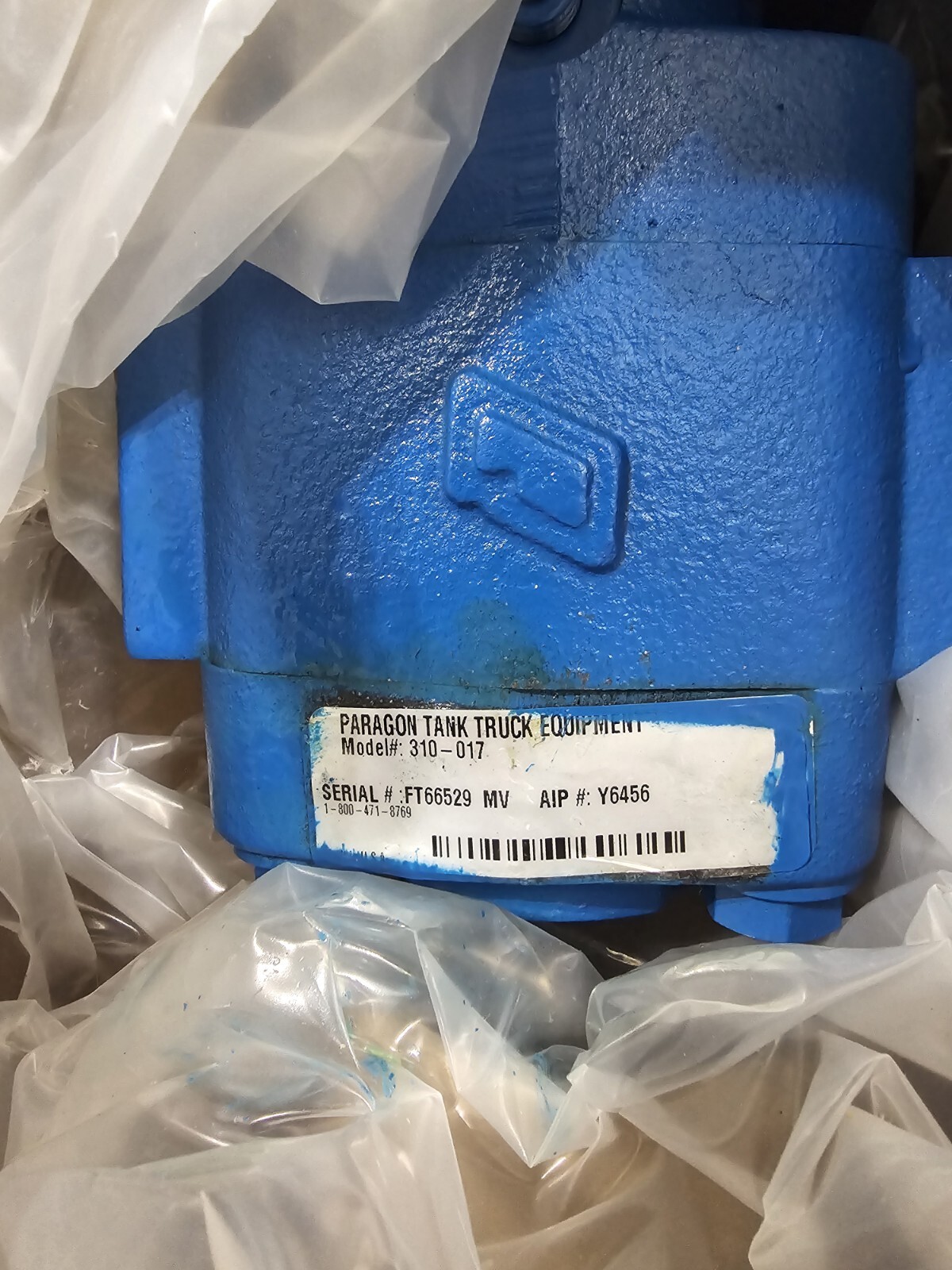 New Paragon Tank Truck Equipment Model # 310-017 Hydraulic Gear Pump | eBay