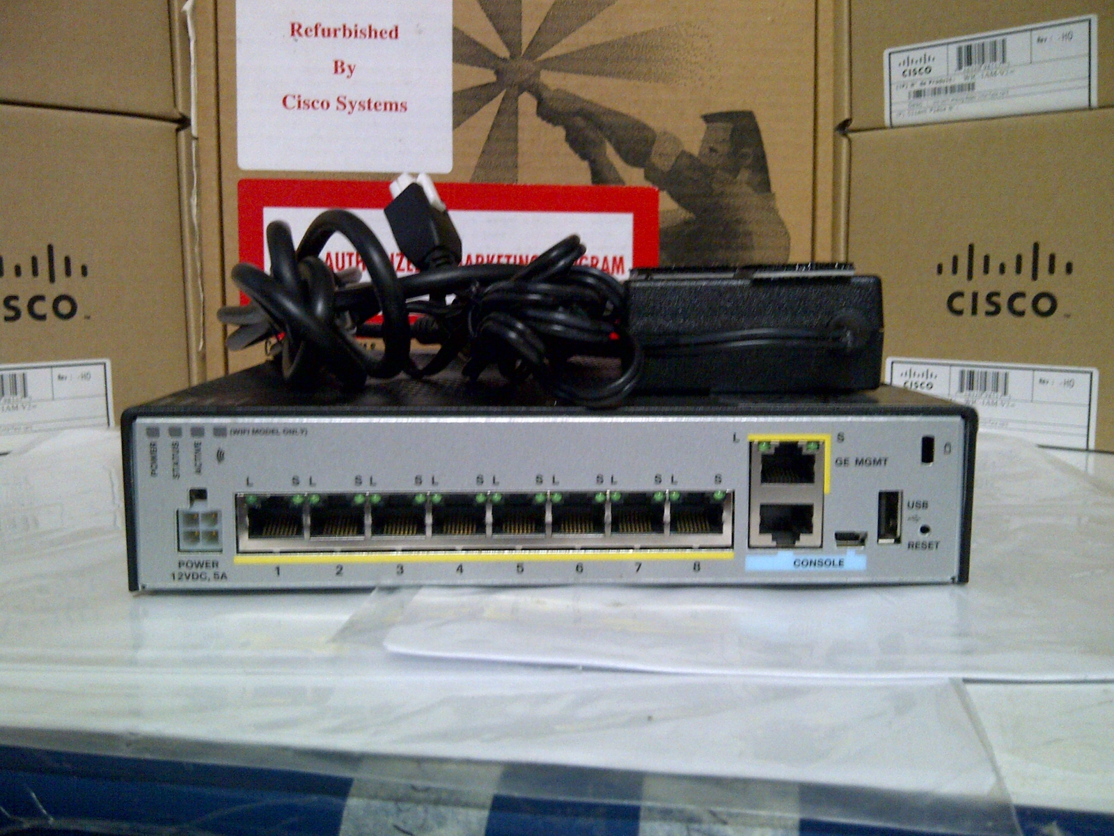 Cisco ASA5506 W ADDED SECURITY LICENSE W SSD ASA5506-SEC-BUN-K9 . 90 Da ...
