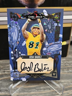 2022 Wild Card Limited Edition Josh Babicz 5 Card Draw Auto North ...