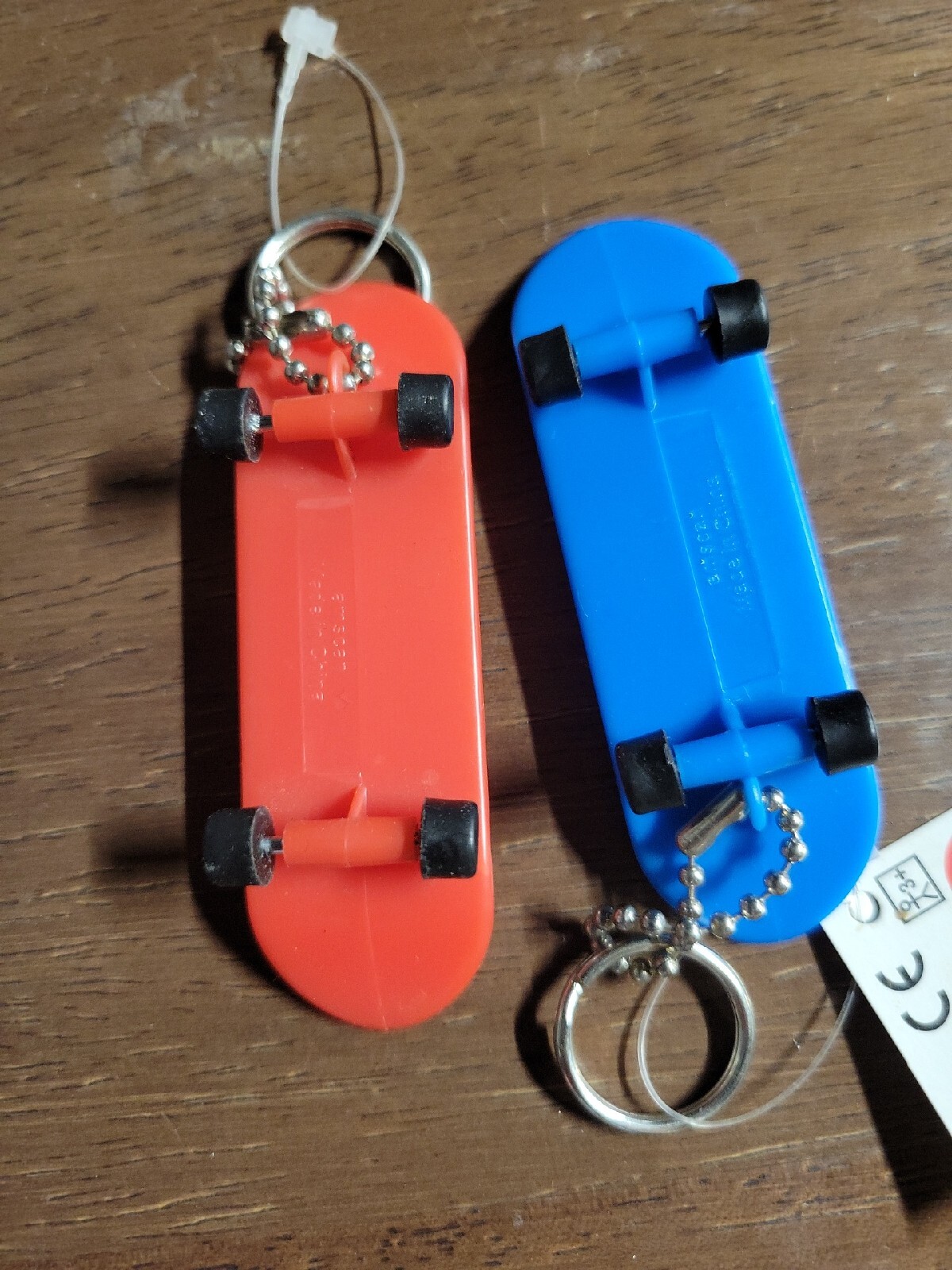 Qty: 2 Super Mario 2015 Blue. Red Mini Plastic Skateboard Keychains | eBay
