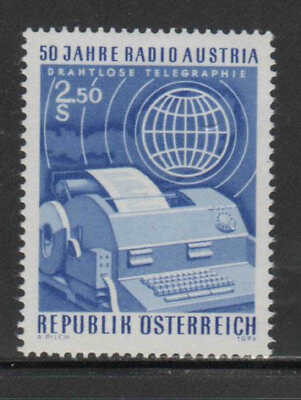 AUSTRIA #979 1974 RADIO AUSTRIA 50TH ANNIV. MINT VF NH O.G | eBay