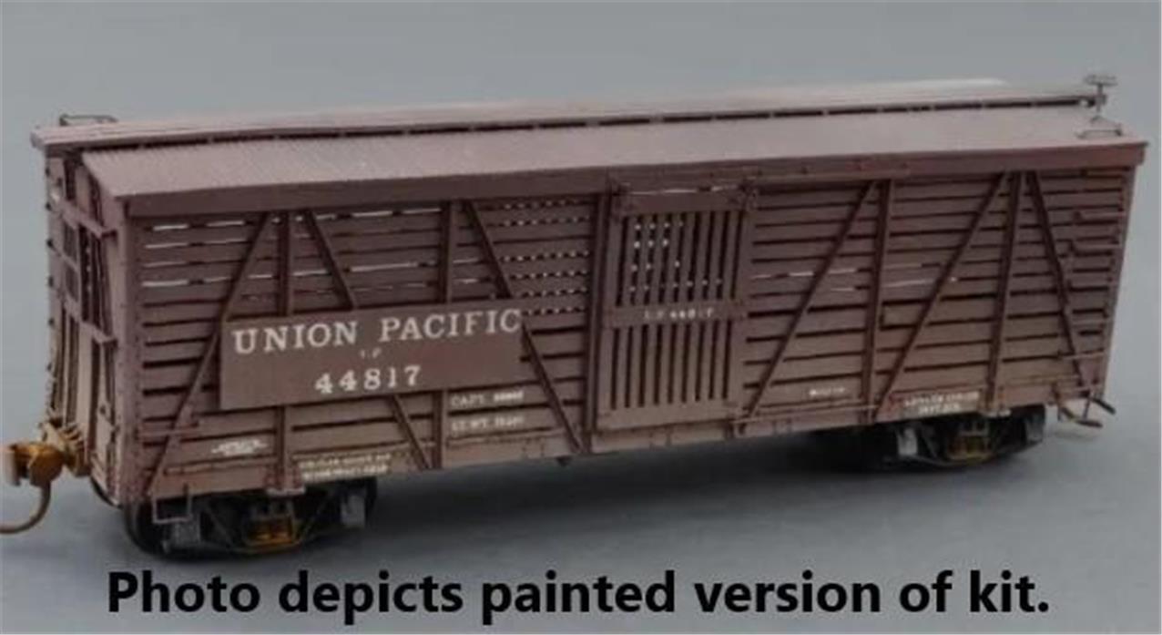 Westerfield Models HO, #5202 Union Pacific S-40-4 Stock Car Kit. New ...