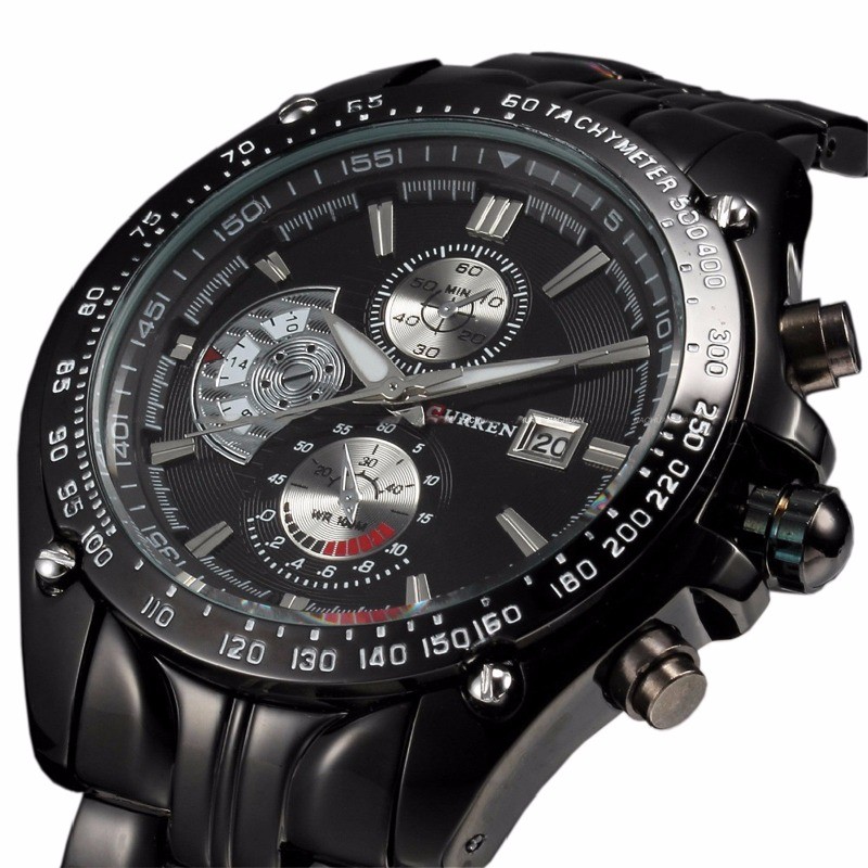 Luxury Men Military Sport Quartz Stainless Steel Analog Date Fashion ...