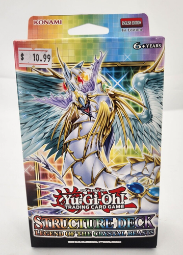 YuGiOh STRUCTURE DECK: LEGEND OF CRYSTAL BEASTS | 46 CARDS New Sealed ...