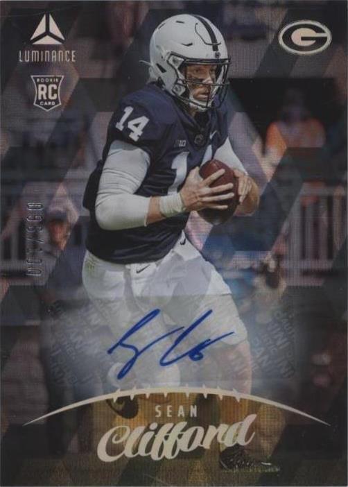 2023 Panini Luminance - Rookie Sean Clifford #138 Gold Autographs /100 ...