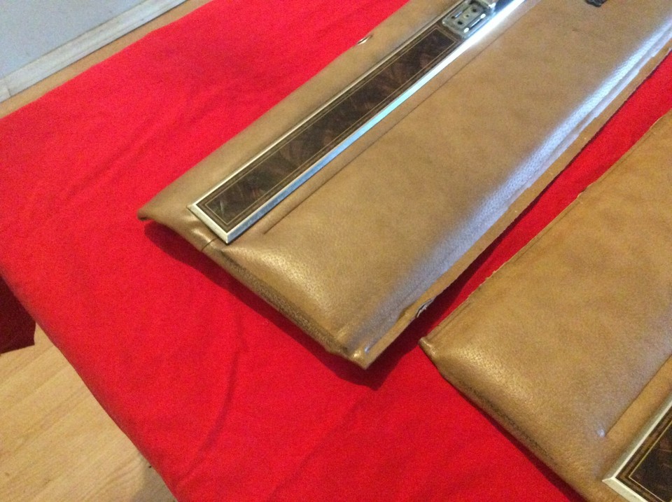78-88 G Body Cutlass Supreme 442 2-Door Upper Door Panels Tan / Camel ...