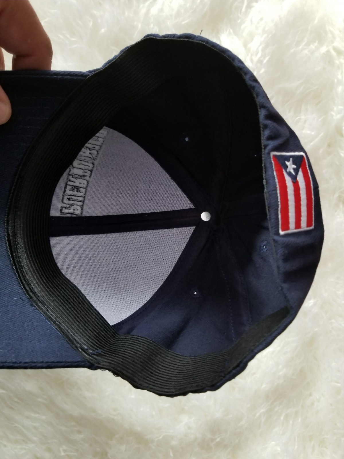 Puerto Rico Flag Cap Hat with mini flag on back of hat. One size fits ...