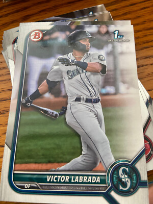 2022 Bowman 1st Paper Prospect #BP-150 Victor Labrada - Seattle ...