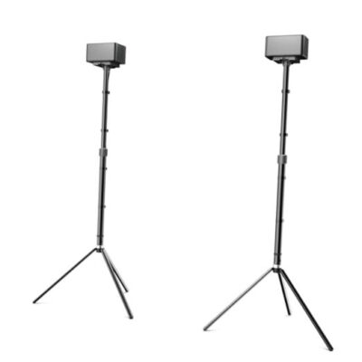 Small Speaker Stands Pair, Height Adjustable Speaker Tripod, Extends 24 ...