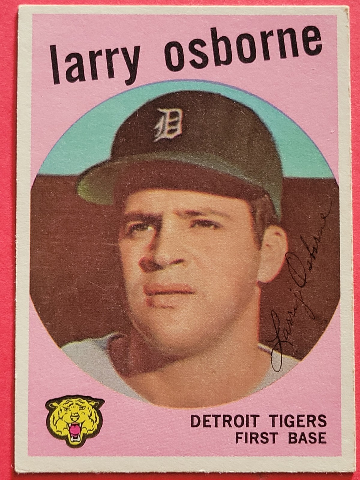1959 Topps Larry Osborne Rookie High Series SP VGEX++ #524 Tigers | eBay