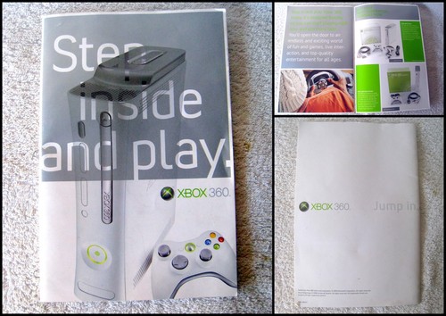 Microsoft XBOX 360 Promo Launch Pamphlet Catalogue Book 2006 | eBay ...
