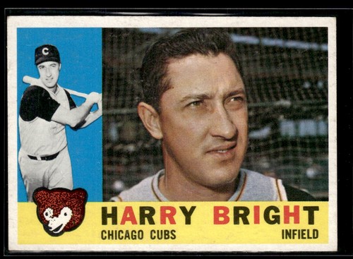 1960 Topps Harry Bright EX/MT Set Break #277 | eBay