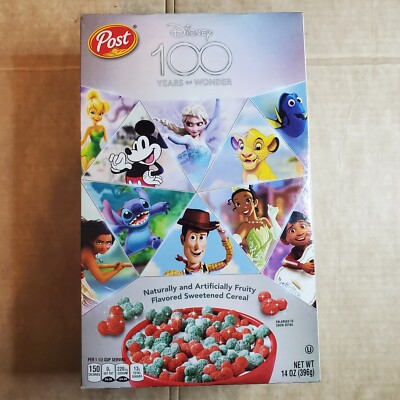 NEW Limited Edition POST DISNEY 100 YEARS OF WONDER Fruity Flavored ...