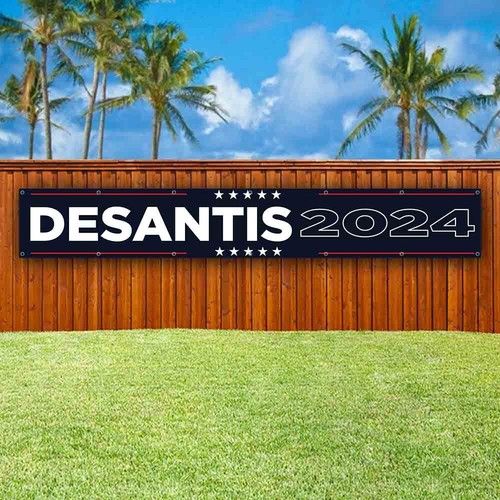 DESANTIS 2024 XXL Banner Advertising Vinyl Flag Sign Many Sizes LARGE ...