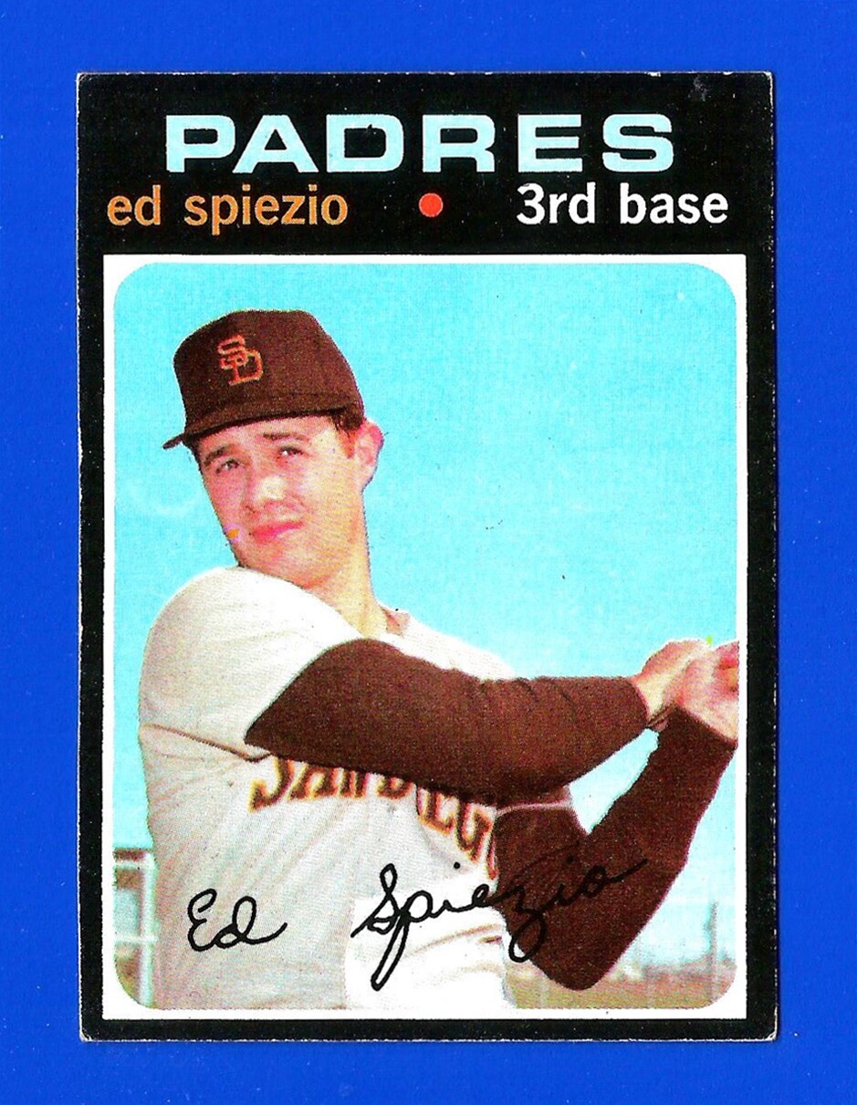 1971 Topps BASEBALL SET BREAK #6 ED SPIEZIO SAN DIEGO PADRES (DC1) | eBay