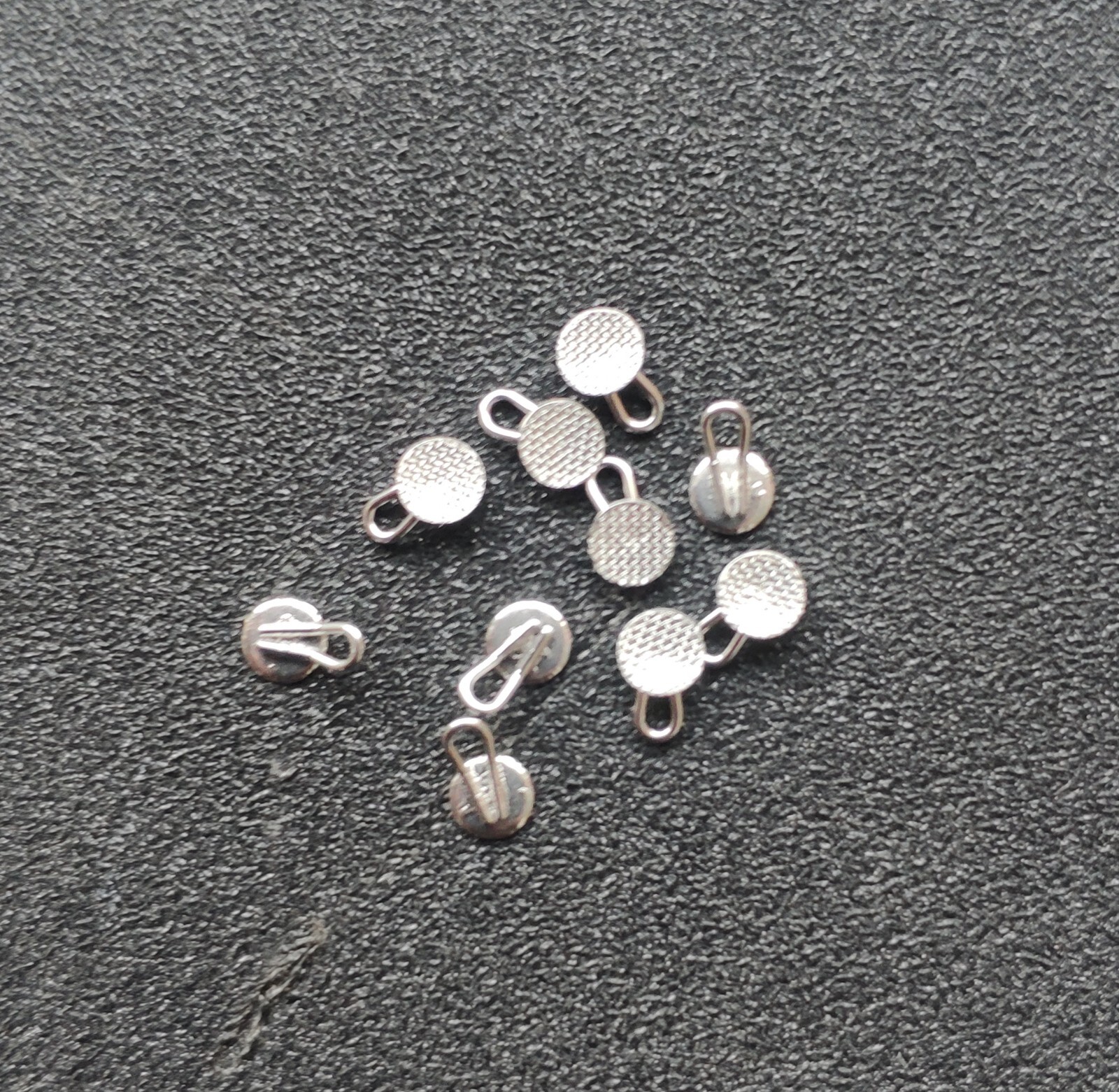 10pc Dental Orthodontic Lingual Buttons Traction Hook Round/Rectanglar Mesh Base | eBay