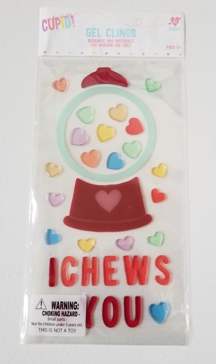 Gel Window Clings I CHEWS YOU Multi Color/ Kids 3+/ School Teachers ...