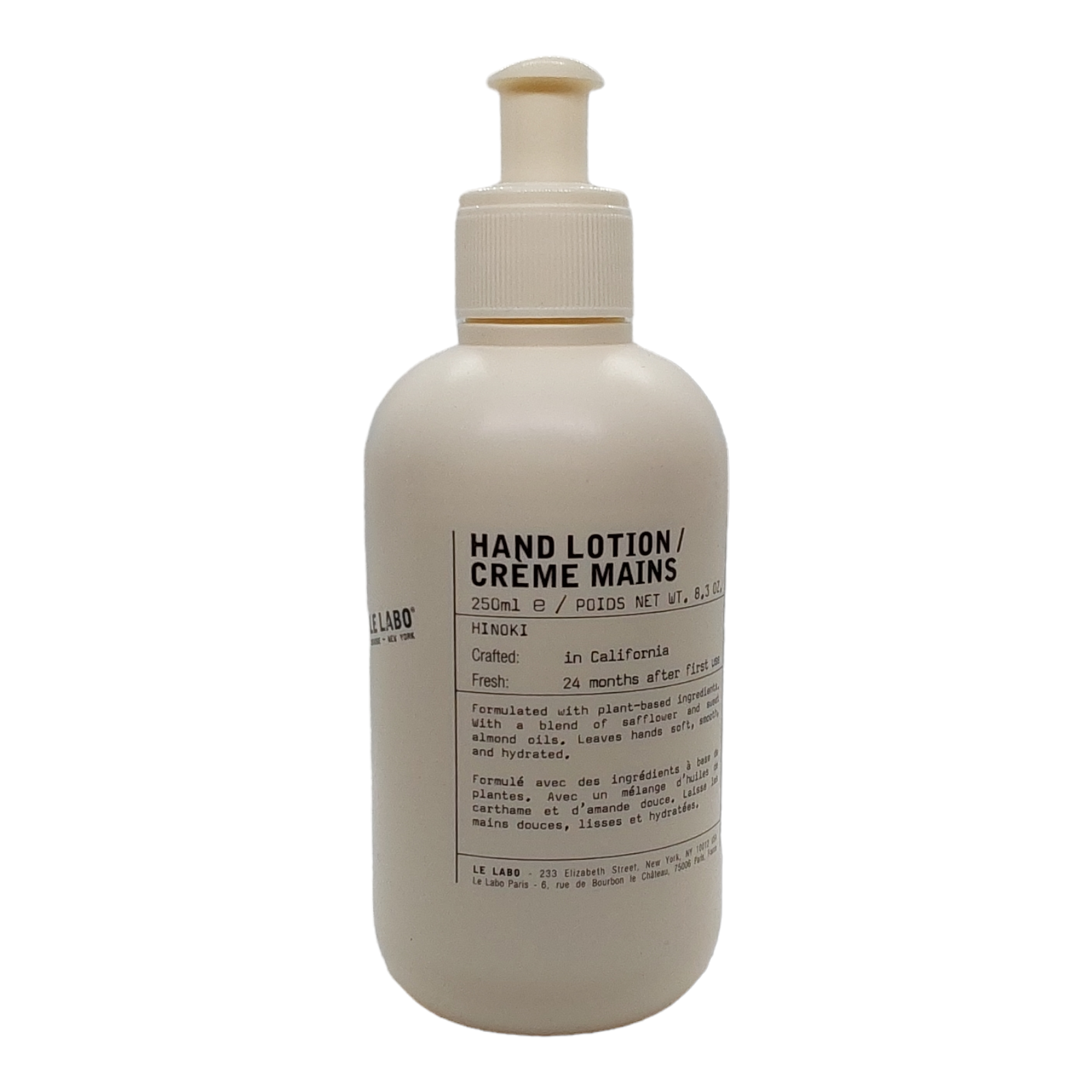 Le Labo Hand Lotion Hinoki 8.5 oz 250 ml New Fresh | eBay