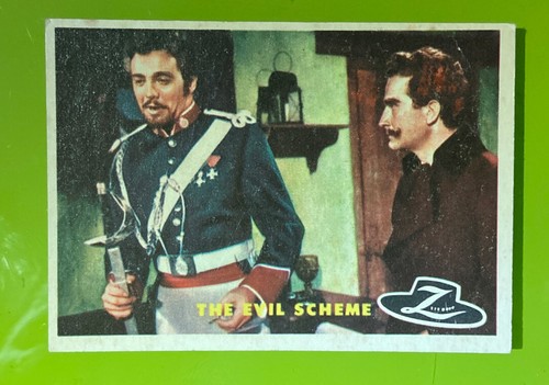 1958 Topps Zorro Card #6 The Evil Scheme Walt Disney | eBay