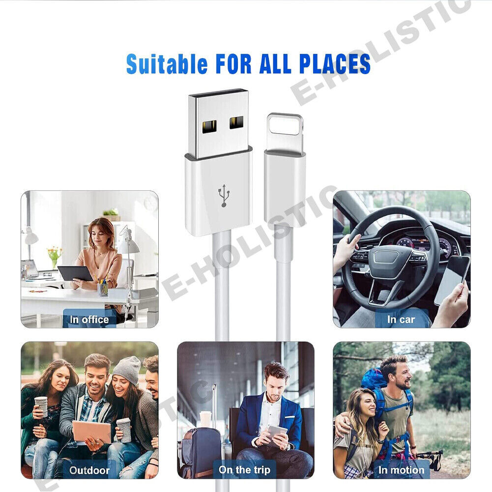 Fast Charger Cable Data USB Charging Cable Quick Charge Lead 1M 2M 3M ...