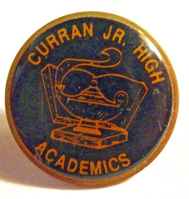 Curran Junior High Lapel Pin - Bakersfield California USA School ...
